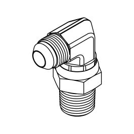 JIC to Pipe Swivel Elbow 90°