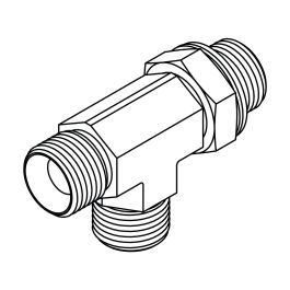 BSPP Adjustable Run Tee
