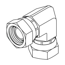 BSPP Swivel Union Elbow 90°