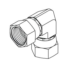 JIC Swivel Union Elbow 90°