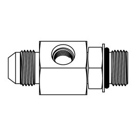 Gauge Port - JIC to O-Ring with -04 FP