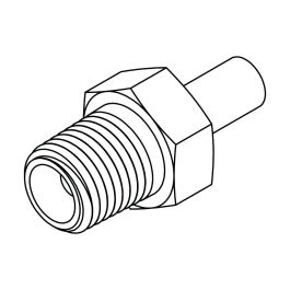 Microbore Hose End - Pipe
