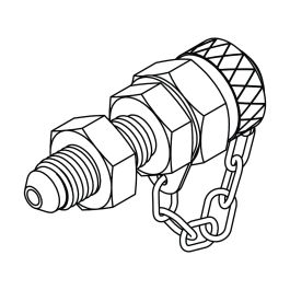 Bulkhead Check Coupling with UNF