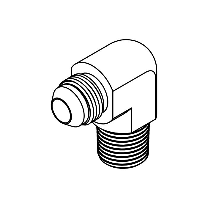 JIC to Pipe Elbow 90°